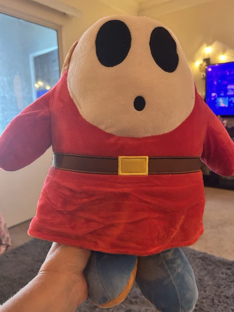 NINTENDO SUPER MARIO Bros Shy Guy Plush Toy Video Game LARGE 16" £23.76 ...