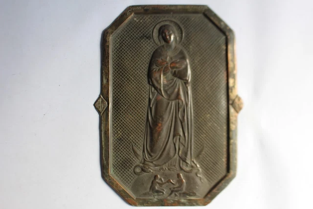 ANCIEN BAS RELIEF Vierge Marie Religion (39998) EUR 68,00 - PicClick FR