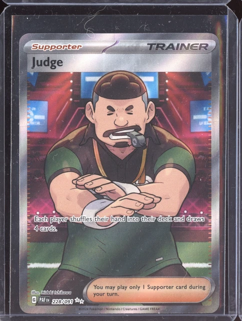 JUDGE 2024 POKEMON Paldean Fates Ultra Rare 228/091 $1.99 - PicClick AU