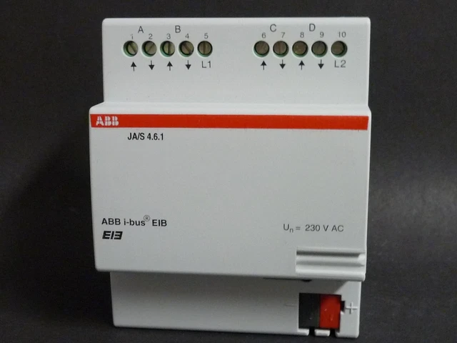 ABB JA/S 4.6.1 EIB KNX Jalousieaktor 4fach 230VAC JA/S4.6.1 EUR 44,95 - PicClick DE
