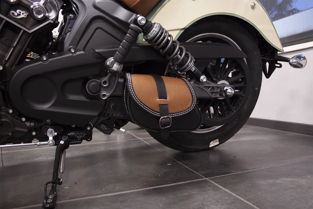 SATTELTASCHE LEDER Für Indian Scout Bobber 2018-2025 & Indian Scout 2015-2025 EUR 225,00 ...