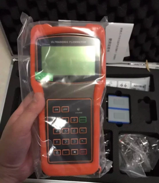 HANDHELD ULTRASONIC FLOW Meter, Portable, External Clamp-On Type £444. ...