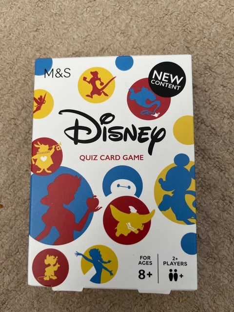 DISNEY QUIZ CARD Game M&S perfect Disney family game to play! Fun ...