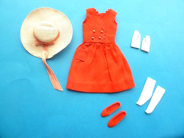 VINTAGE BARBIE SKIPPER Red Sensation #1901 (1964) Exc & Complete $59.99 ...