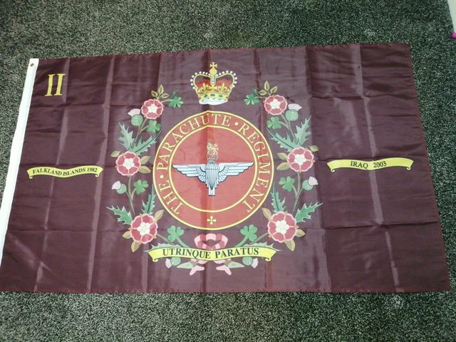 THE PARACHUTE REGIMENT 2nd battalion regimental Flag 3X5FT £12.00 ...