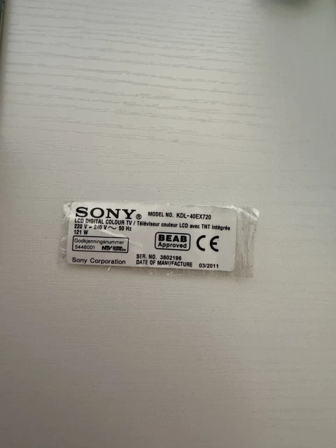 SCHEDA MADRE MOTHERBOARD tv SONY KDL-40EX720 1-883-753-32 EUR 38,90 ...