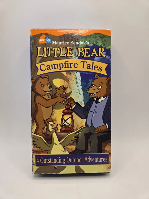 LITTLE BEAR CAMPFIRE Tales VHS Tape 2002 Nick Jr Kids Cartoon Film ...