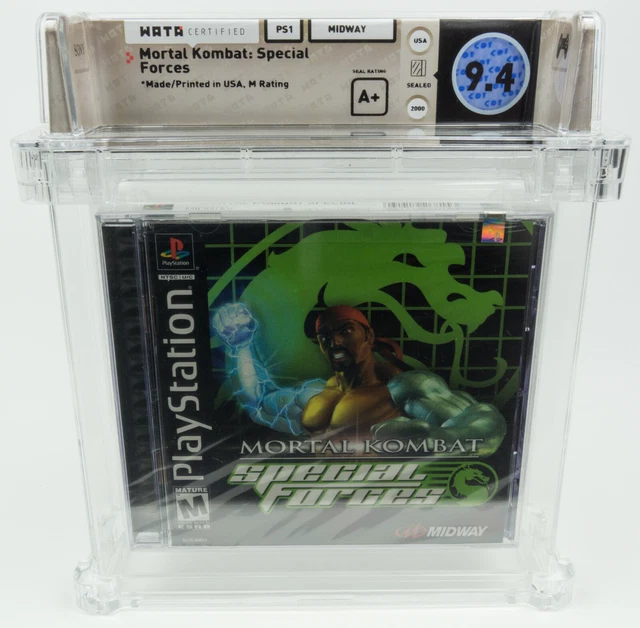 PLAYSTATION 1 *MORTAL Kombat: Special Forces* PS1 New / Sealed / WATA 9 ...