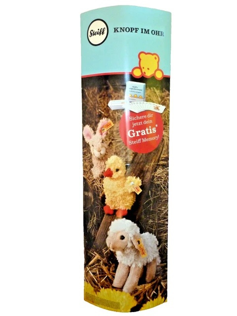 STEIFF KNOPF IM Ohr Werbeaufsteller Werbesäule Promotional Stand ...