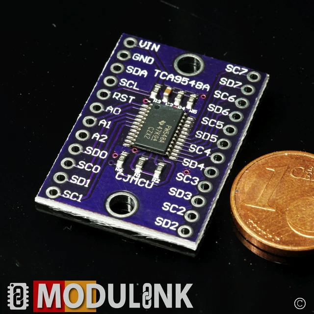 TCA9548A 8-KANAL I2C Switch Multiplexer MUX mit Reset, Pegelwandler, 1. ...