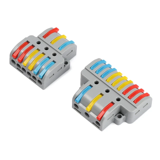 WIRING QUICK WIRE Connector Terminal Block Push-in Conductor Cable ...