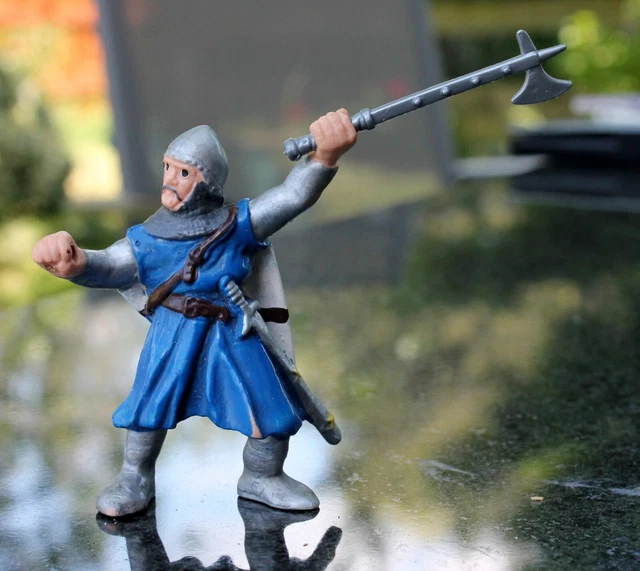 BULLYLAND KNIGHT AXE Fighter Mass Figure Rubber £4.04 - PicClick UK