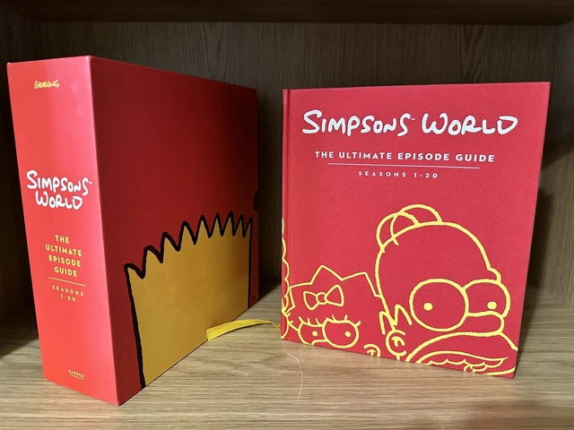 SIMPSONS WORLD THE Ultimate Episode Guide Seasons 1-20 - Hardback Book ...