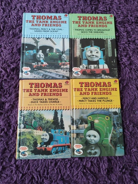 VINTAGE THOMAS THE Tank Engine 5 Books Thomas And Friends Ladybird Book ...
