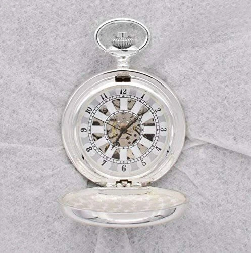 MECHANICAL POCKET WATCH silver plated - WW2 "Dornier Do 17 Kent 1940 ...