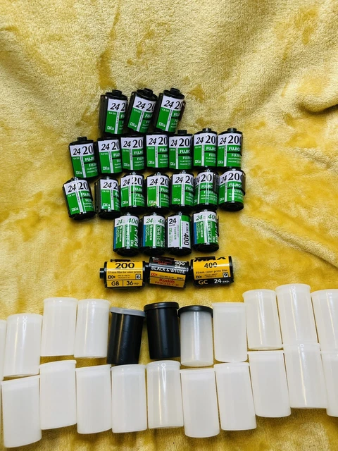 LOT OF 24 Rolls of Unused, Expired 35mm Film - Fujifilm, Kodak See ...