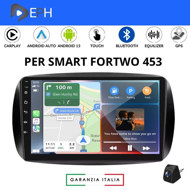 AUTORADIO 9& CARPLAY Per Marceds Benz SMART ForTwo Forfour 453 ANDROID 13 WiFi EUR 149,00 ...