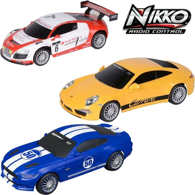NIKKO R/C 1:20 Scale Street Cars Audi R8 LMS Ultra, Ford Mustang GT ...