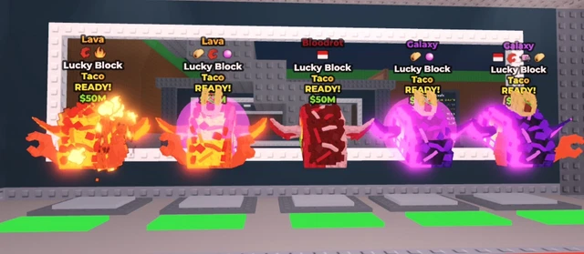 STEAL A BRAINROT 5 Together taco lucky blocks Candy Lava 4Traits £2.19 ...