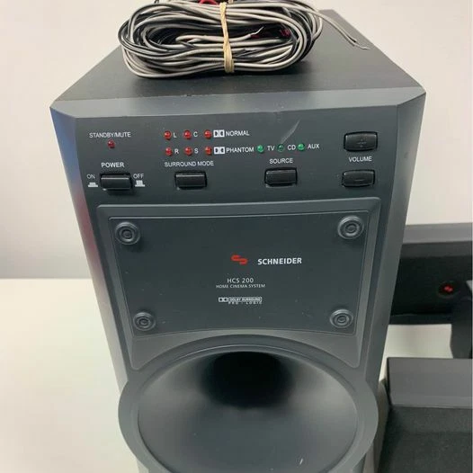SCHNEIDER HCS 200 Surround Cinema Sound System £25.00 - PicClick UK