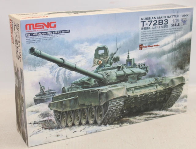 MODERN MENG RUSSIAN Main Battle Tank T-72B3 1:35 Scale Model Kit BOXED ...