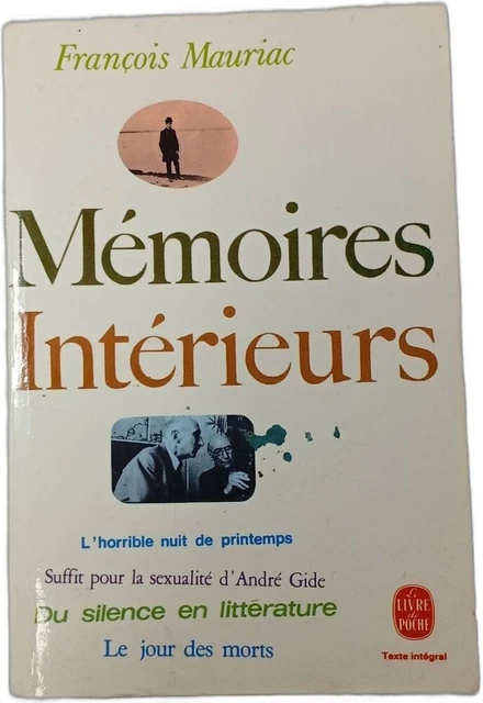 MÉMOIRES INTÉRIEURS | François Mauriac | Bon état EUR 3,00 - PicClick FR