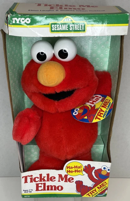 SESAME STREET THE Original Tickle Me Elmo Plush Toy BATTERIES ARE DEAD ...