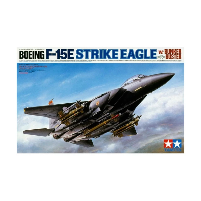 TAMIYA MODEL KIT Boeing F-15E Strike Eagle w/Bunker Buster VG+ £113.52 ...