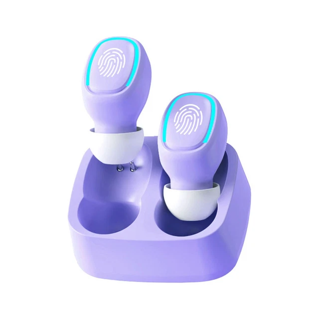 MINI CASQUE BLUETOOTH Sans Fil Touch Light Bouchons D'Oreille Anti ...