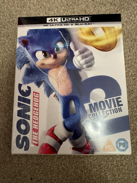 SONIC THE HEDGEHOG 2-Movie Complete Collection 4K Ultra HD + Blu-Ray ...