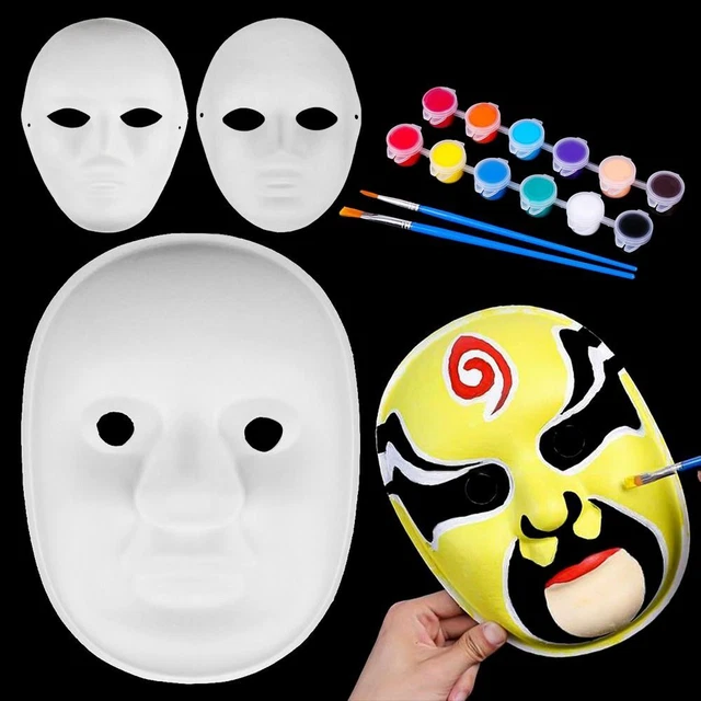 DIY COSPLAY MASK Paper Face Cover New Face Masks Men's EUR 4,45 ...