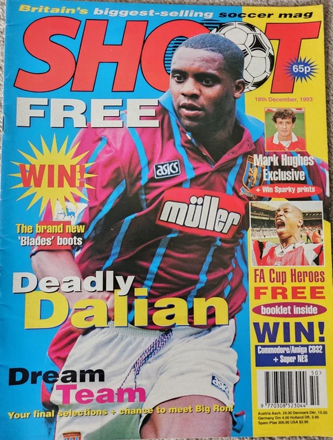 VINTAGE SHOOT FOOTBALL Magazine - 18Th March 1995 - Super Sparky ...