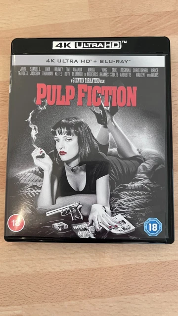 PULP FICTION (4K UHD Blu-ray/Blu-ray, 1994) - box and slipcover only ...