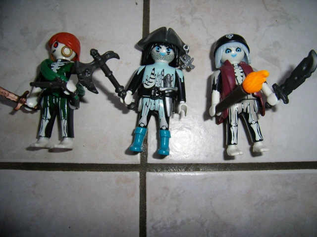 PLAYMOBIL 6592 DES 3 PIRATES FANTÔME . très bon état EUR 10,00 ...