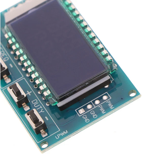 GENERATORE DI SEGNALI PWM frequenza impulsi ciclo di lavoro modulo LCD ...