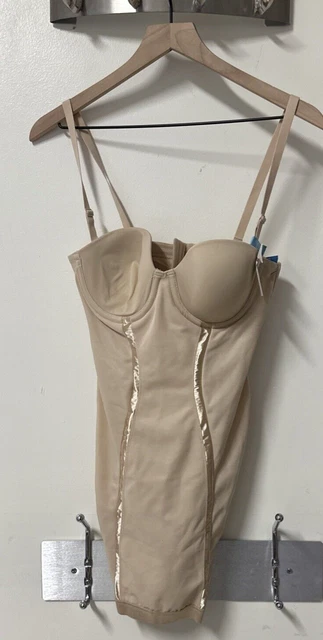 MAIDENFORM WOMEN 34C Convertible Full Easy Up Slip Strapless Control ...