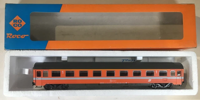 ROCO 4236A 1ST Class Compartment Coach.OBB Eurofima Express. HO SCALE ...