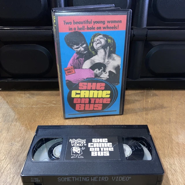 She Came On The Bus Vhs Tape Something Weird Video Bandw Cult Oop Rare