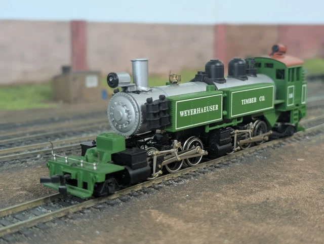 MANTUA STEAM LOCOMOTIVE Weyerhaeuser Timber Co. Kelly Logger booth #118 ...
