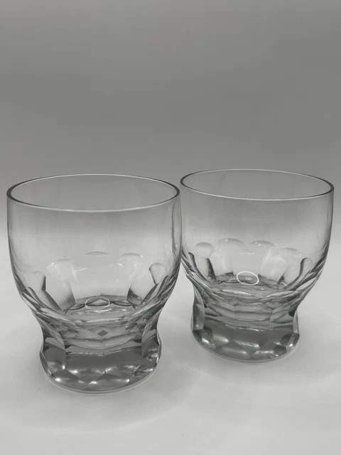 PAIR OF TWO Antique Victorian Glass Whisky Glass Tumblers c1890 £89.10 ...