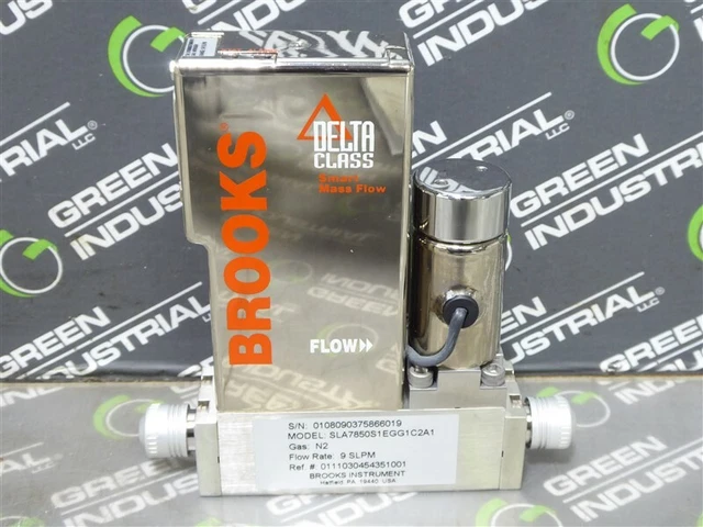 USED BROOKS SLA7850S1EGG1C2A1 Delta Class Smart Mass Flowmeter N2 ...