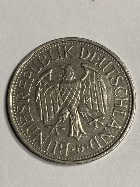 1 DM MÜNZE 1988 Umlaufmünze Deutsche Mark BRD Prägezeichen D EUR 3,50 ...