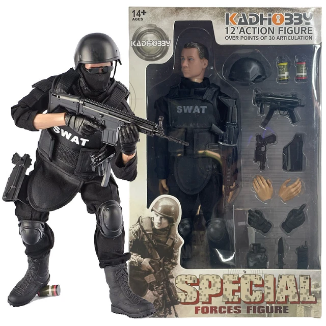 12& MILITARY SOLDIER SWAT 1:6 Action Figures Model Gift Uniform ...