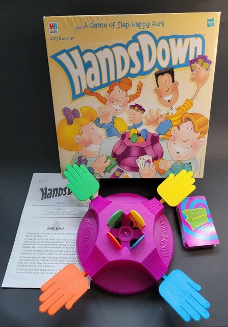 HANDS DOWN GAME by Milton Bradley 1999 Made in USA Fast or Last ...