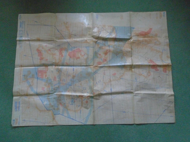 RARE MILITARY RAF Plotting Map prob. based Ordnance Survey 1970 ...