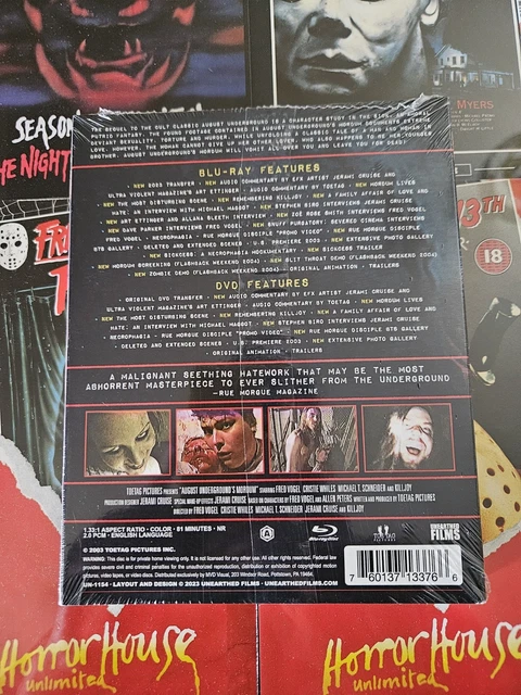 AUGUST UNDERGROUND'S MORDUM (Blu-ray+DVD LE w/ Slip) LIMITED Collector's Edition £156.68 ...