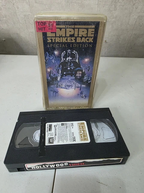 STAR WARS THE Empire Strikes Back VHS Ex Rental Gold Special Edition ...