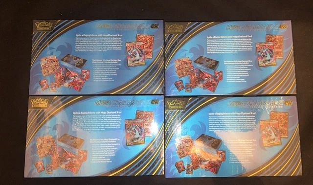 POKEMON TCG MEGA Charizard Ex Ultra Premium Collection Box Factory ...
