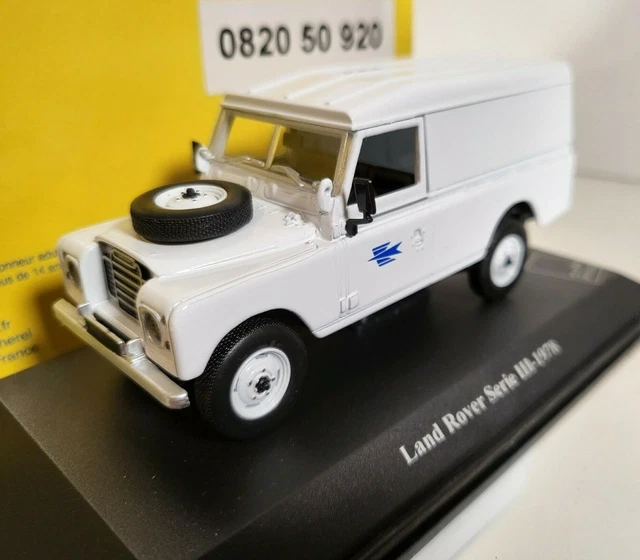 NOREV ATLAS 1:43 Land Rover Série III 1978 La Poste No Minichamps ...