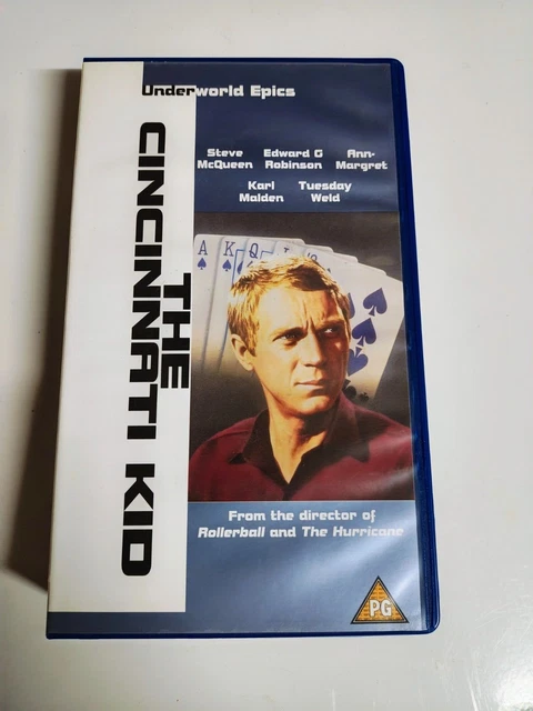 THE CINCINNATI KID ~ VHS CERT PG STEVE McQUEEN £3.00 - PicClick UK